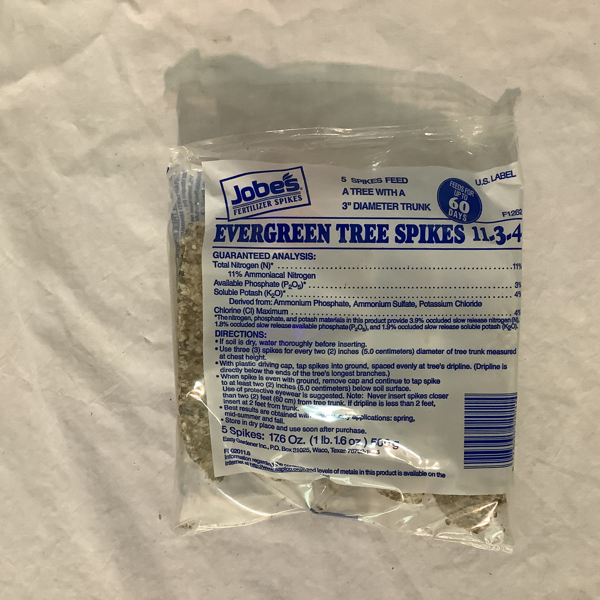 Jobe's Evergreen Tree Fertilizer Spikes 11-3-4 – Meadows Way Garden Center